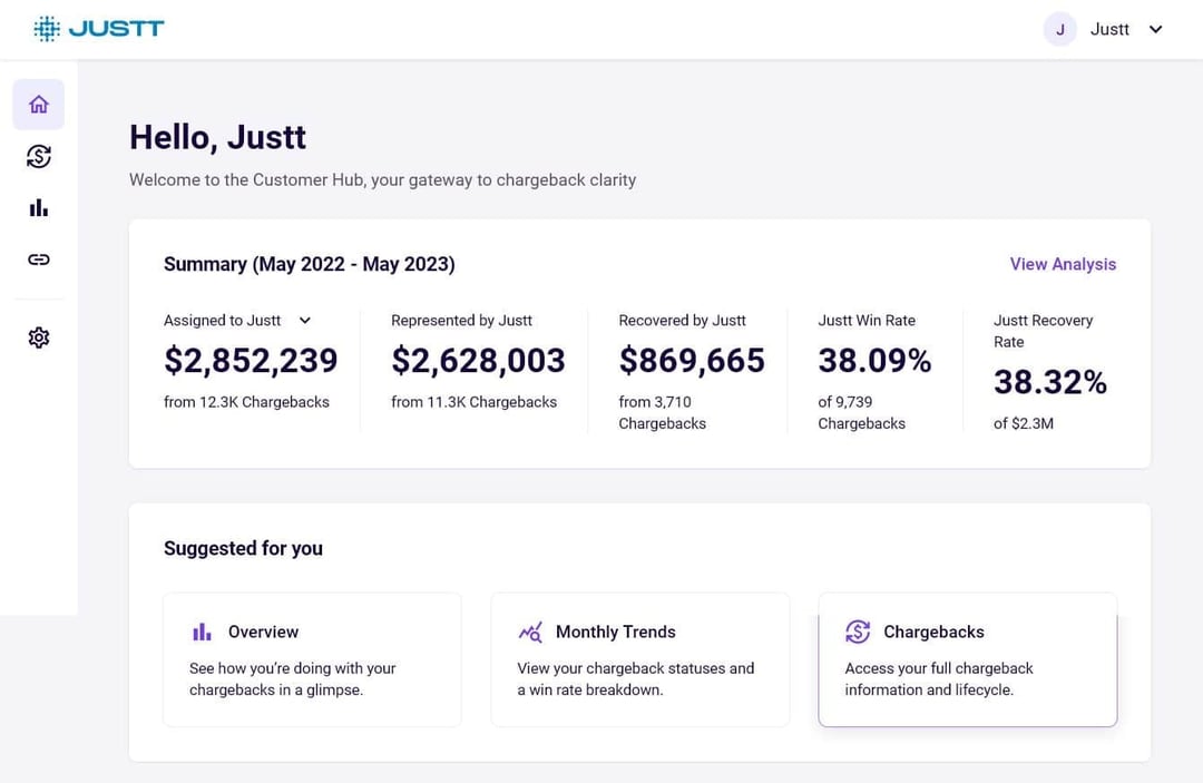 Request a Demo | Supercharge Your Chargebacks with Justt